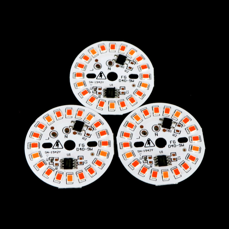 [Multiple Colors] 9-Watt 20-LEDs AC DOB Led Circular PCB for Led Bulbs
