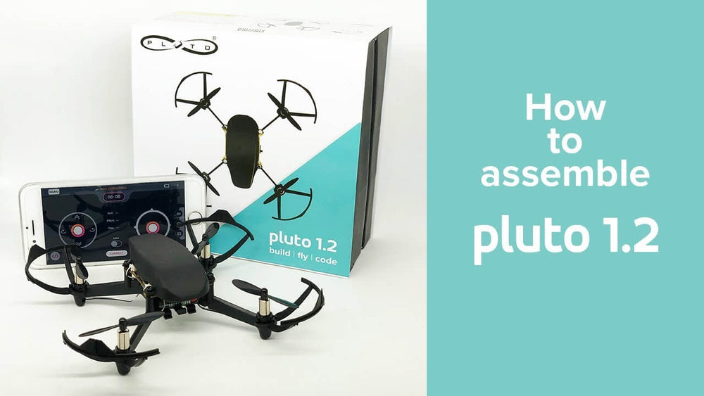 Pluto DIY Nano Drone Kit 1.2 - for Learning Stem & Tinkering, Crash Re