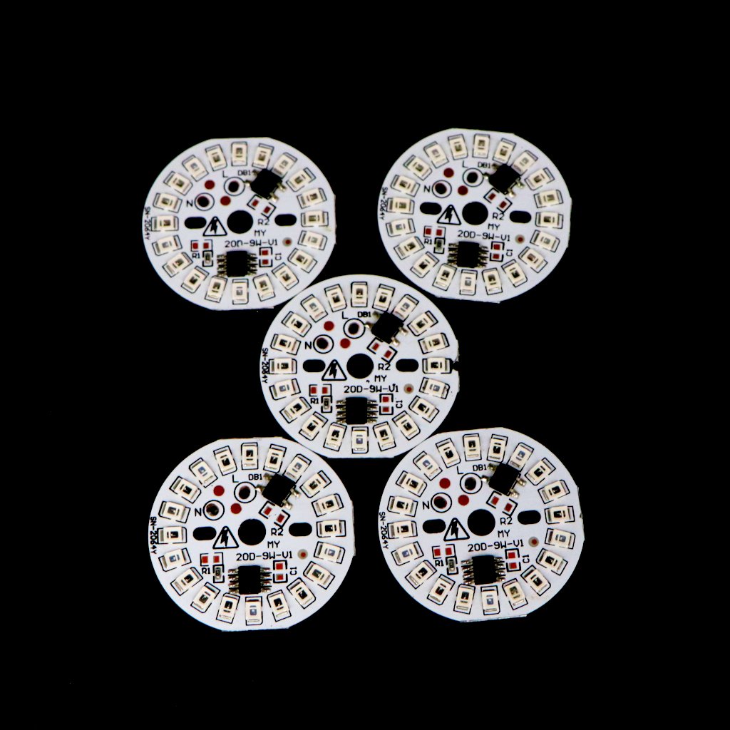 [Multiple Colors] 9 Watt AC DOB Led Circular PCB for Led Bulbs